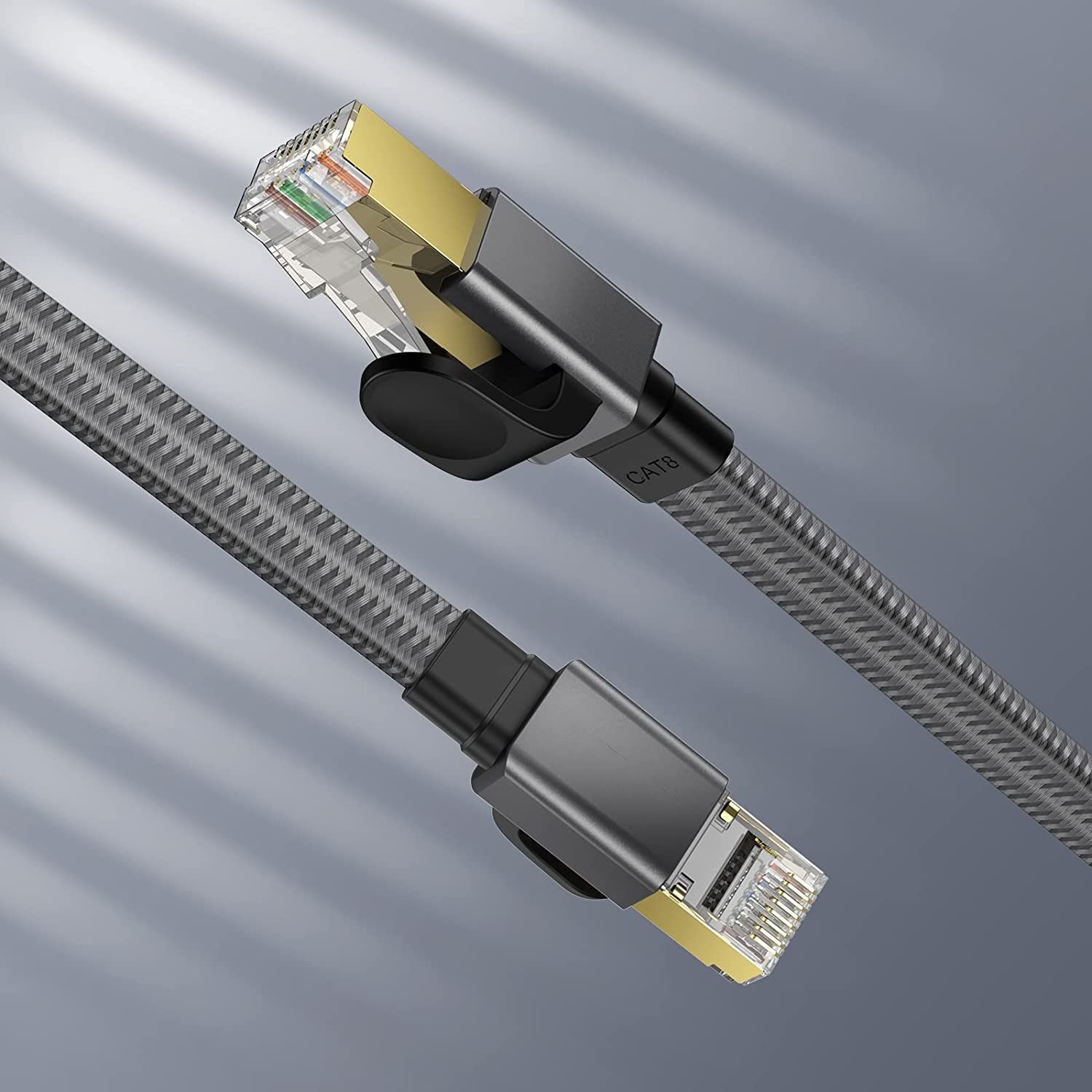 Cablu Internet LAN, JADAYA, Cat 8, 40Gbps, 2000 Mhz, Plat cablu, Patch ...
