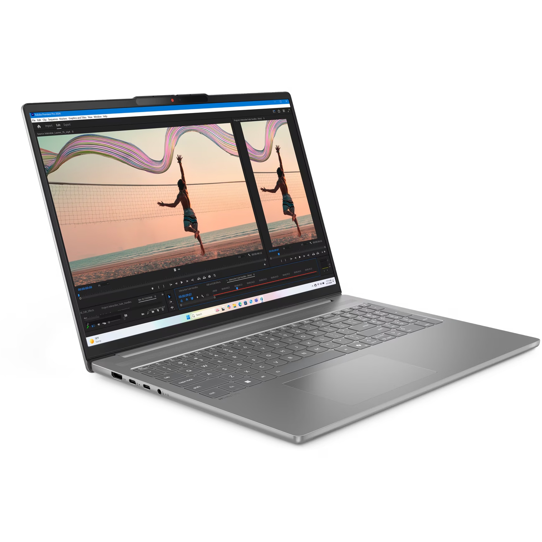 Lenovo IdeaPad Slim 5 16AHP10 laptop AMD Ryzen™ 7 8845HS processzorral ...