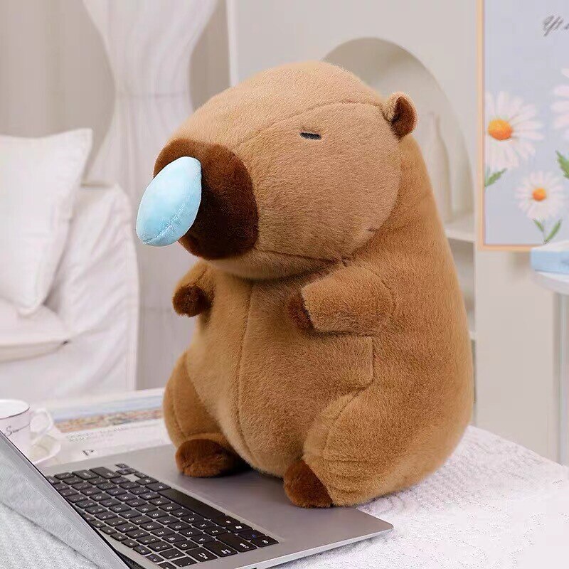 Jucarie capibara, jucarie de plus, 24cm, multicolor, 1 bucata/set - eMAG.ro