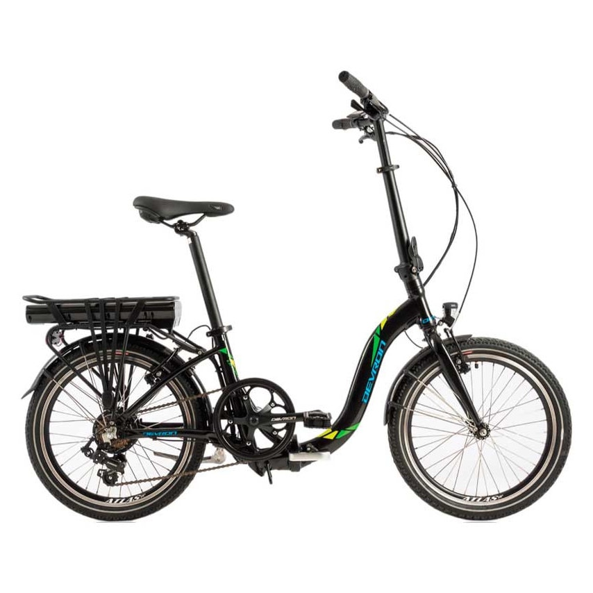 Bicicleta Electrica Pliabila Devron 20122 - 20 Inch, S, Negru/Albastru ...