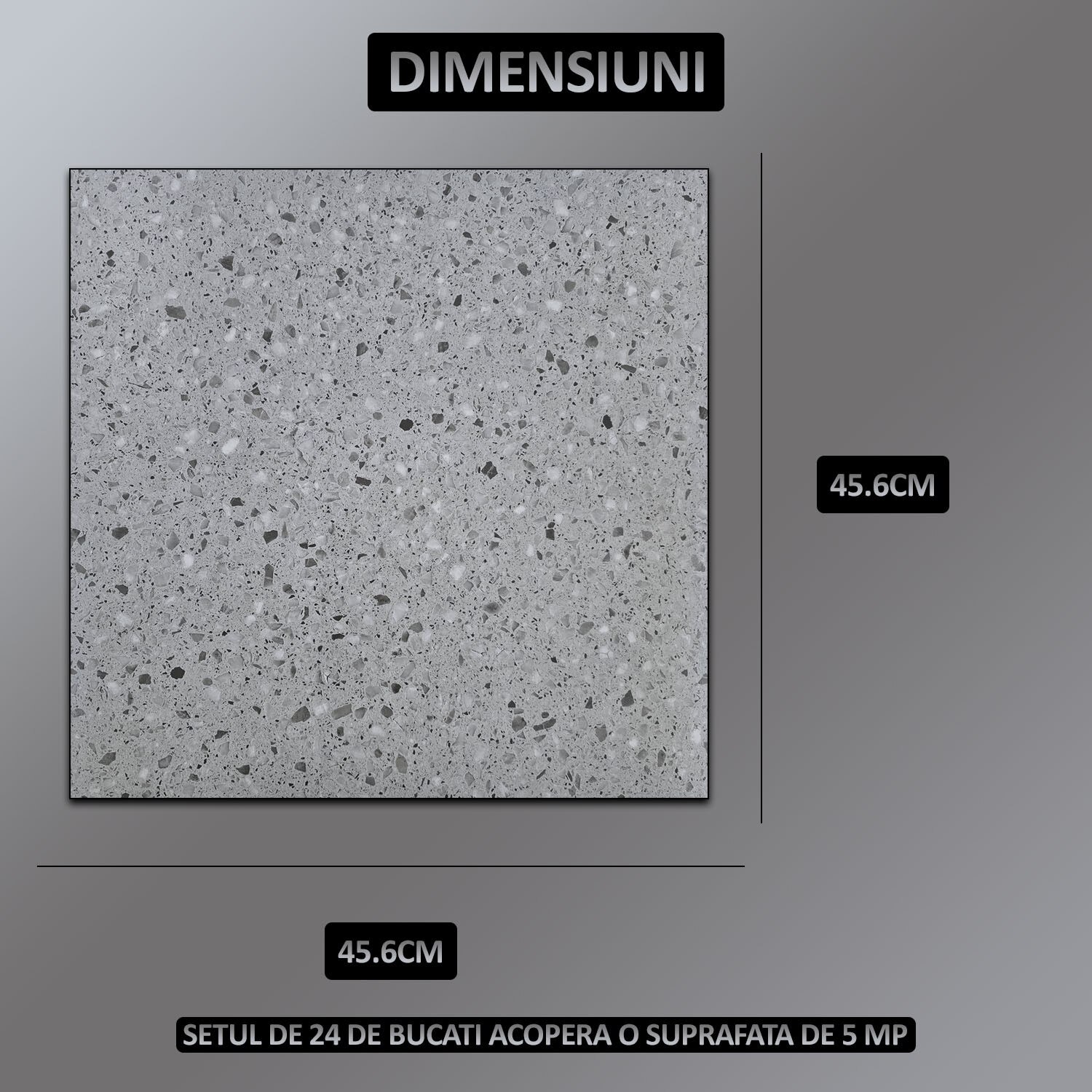 Set 24 x placi din PVC autoadezive pentru podea/perete NEXTLY ...