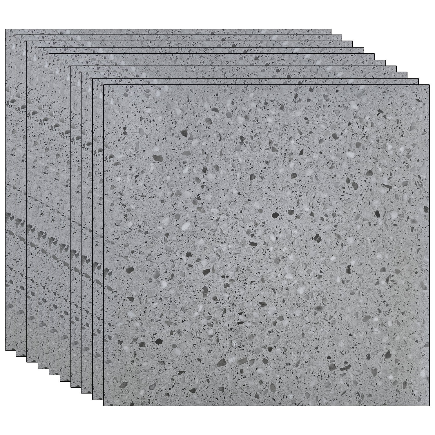 Set 24 x placi din PVC autoadezive pentru podea/perete NEXTLY ...