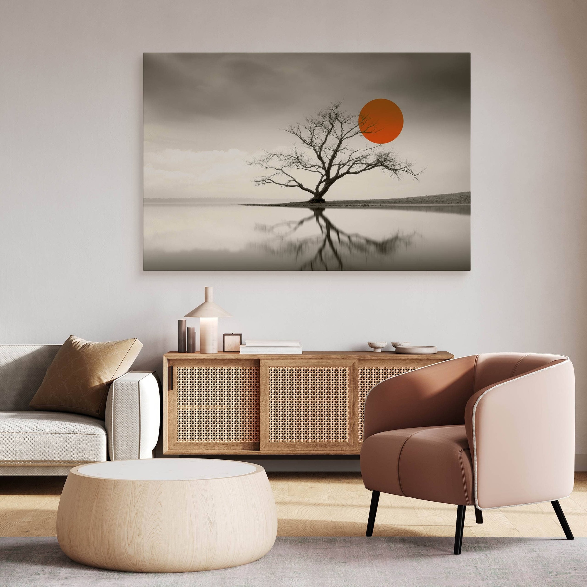 Tablou Muralo, Pentru Dormitor Sufragerie Apus 70 cm x 50 cm de soare ...
