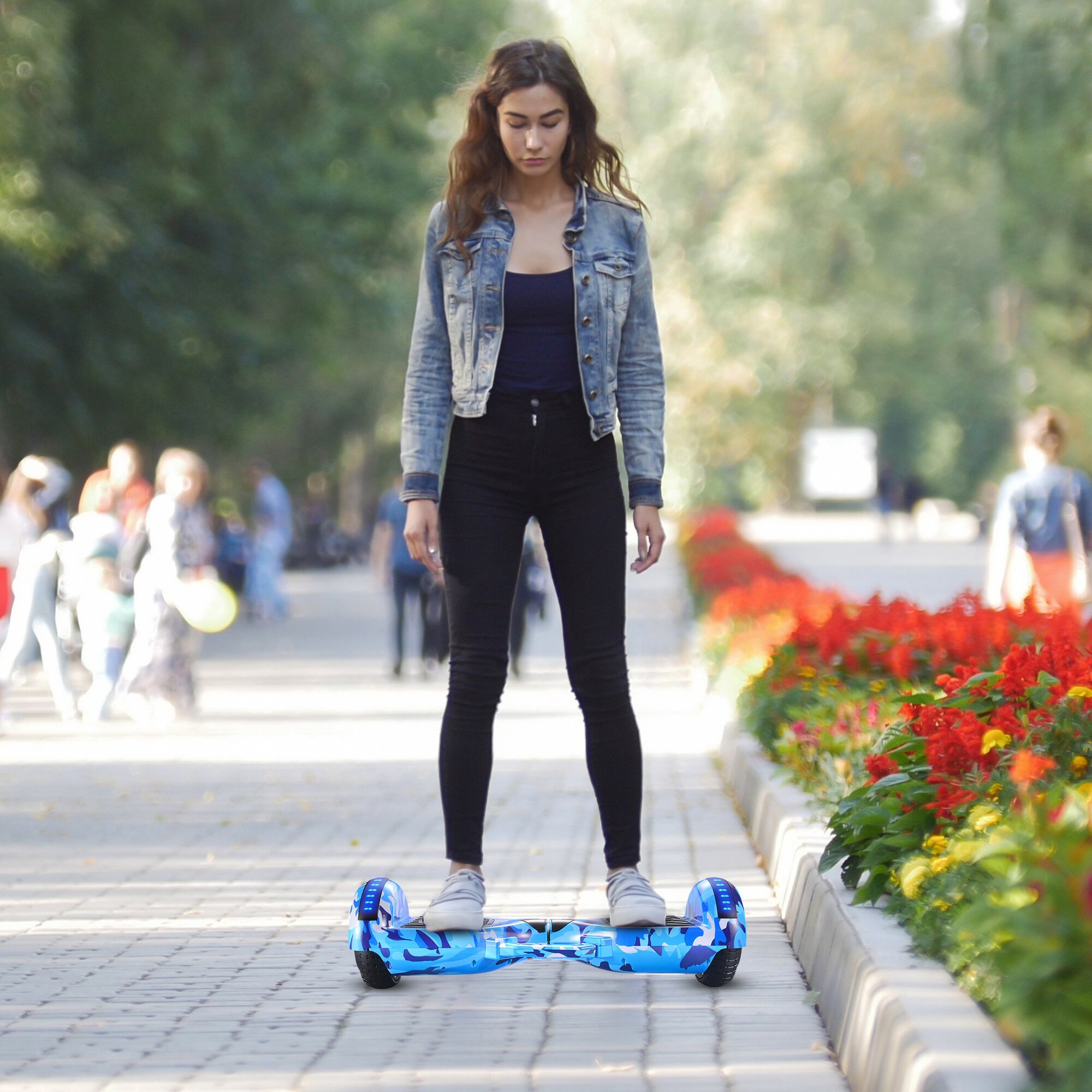 Hoverboard RETOO TravelMate 500W Cu LED, Boxe Bluetooth Incorporate ...
