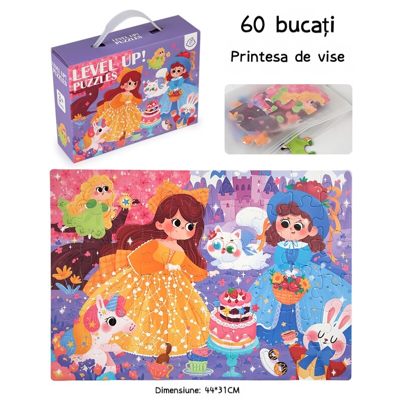 Puzzle educational pentru copii – Printesa Fermecata (60 de piese ...