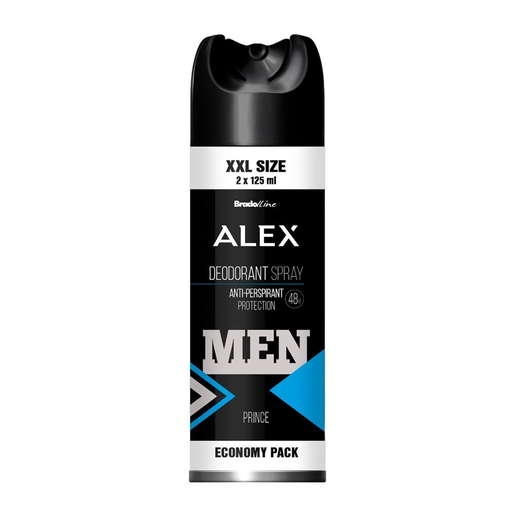 Dezodor spray Alex XXL Prince, 250 ml - eMAG.hu