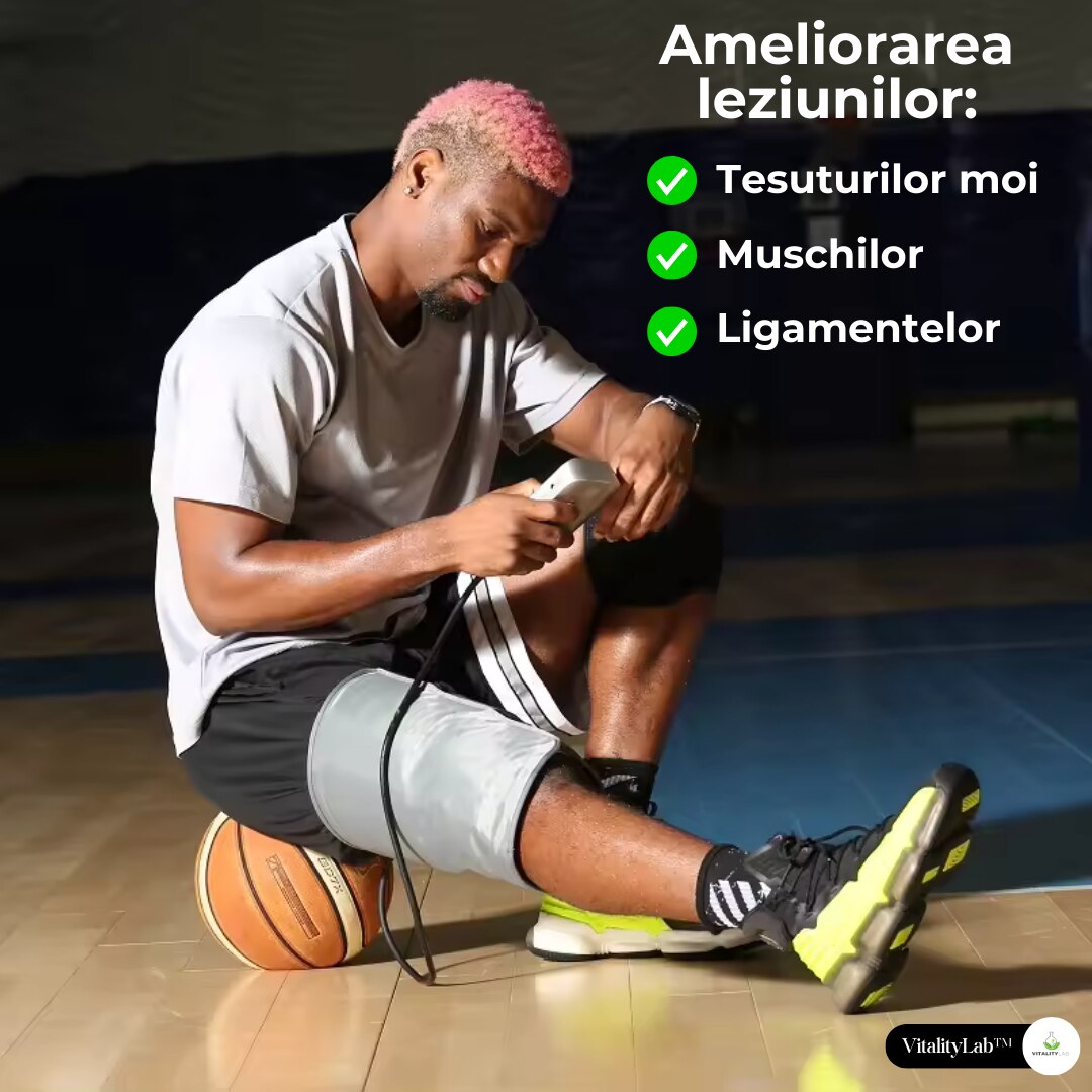 Aparat masaj crioterapie genunchi/coapse/gambe Vitality Lab™ Pro ...