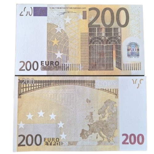 Set 100 bancnote euro pentru jocuri, Hartie - eMAG.ro
