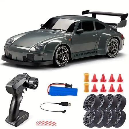 Masina cu Telecomanda 1:24, 2.4GHz, 20 km/h, Tractiune Integrala, 2 ...