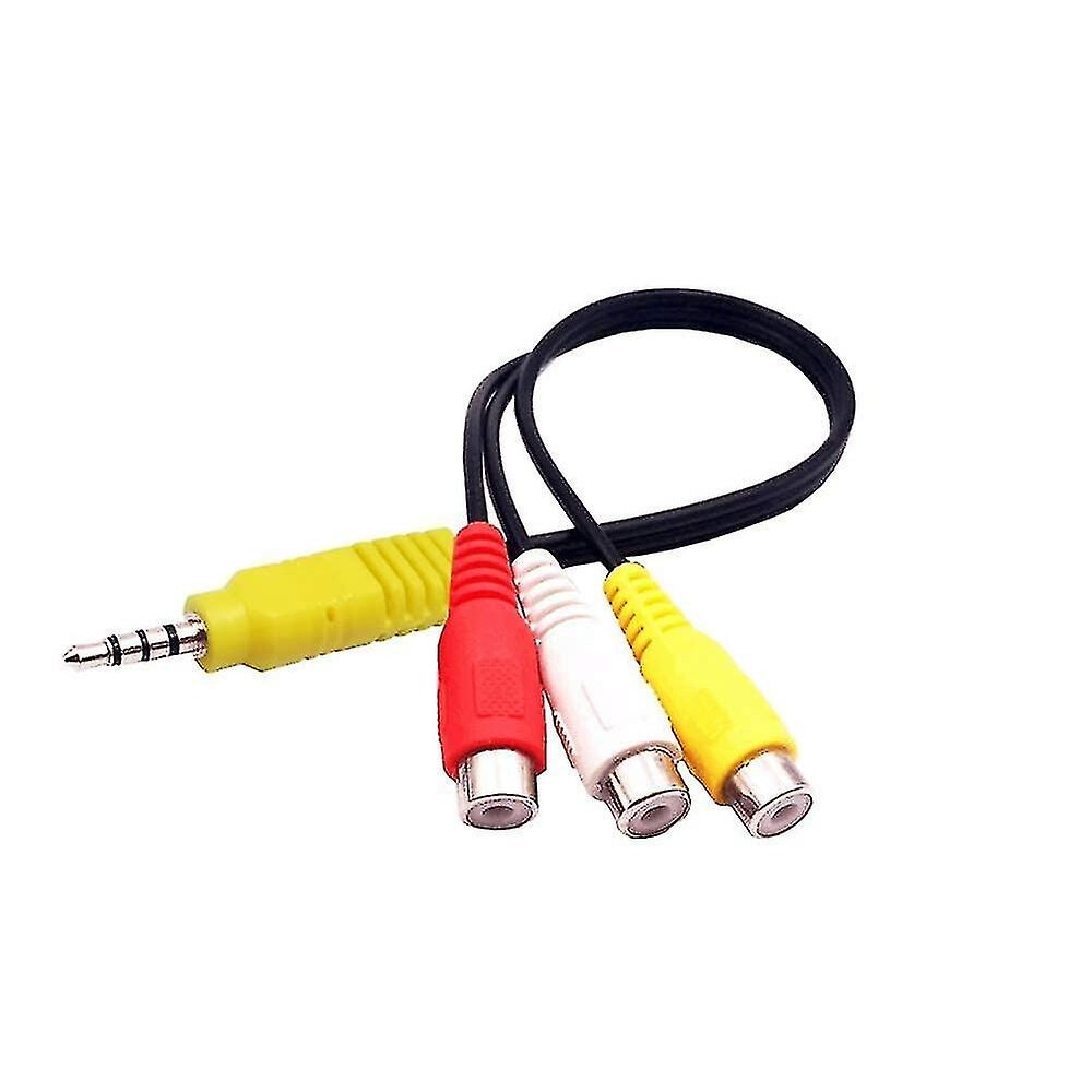 3.5mm-es AV videó adapter, jelkábel, 23cm, TCL TV-hez, 3 RCA - eMAG.hu