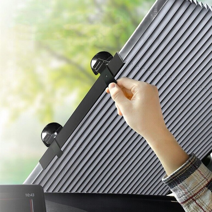 Parasolar auto retractabil, Parasolar Auto pentru Parbriz Iarna-Vara ...