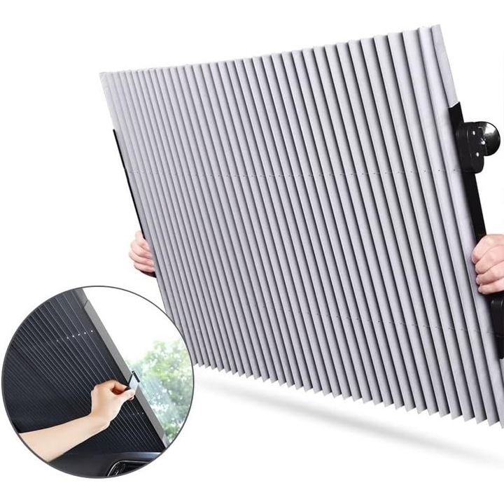 Parasolar auto retractabil, Parasolar Auto pentru Parbriz Iarna-Vara ...