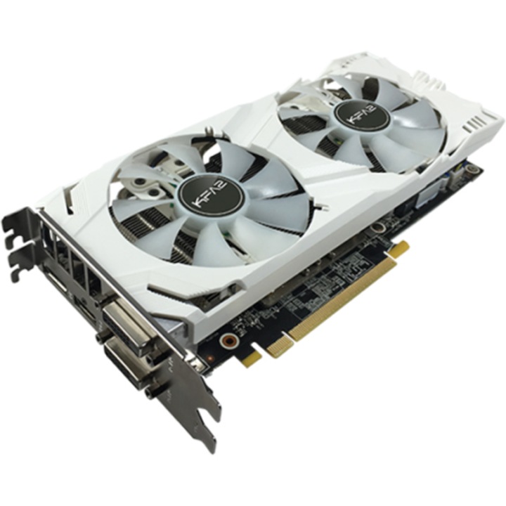 Placa video KFA GeForce® GTX 1060 EX OC White, 3GB GDDR5, 192-bit - eMAG.ro