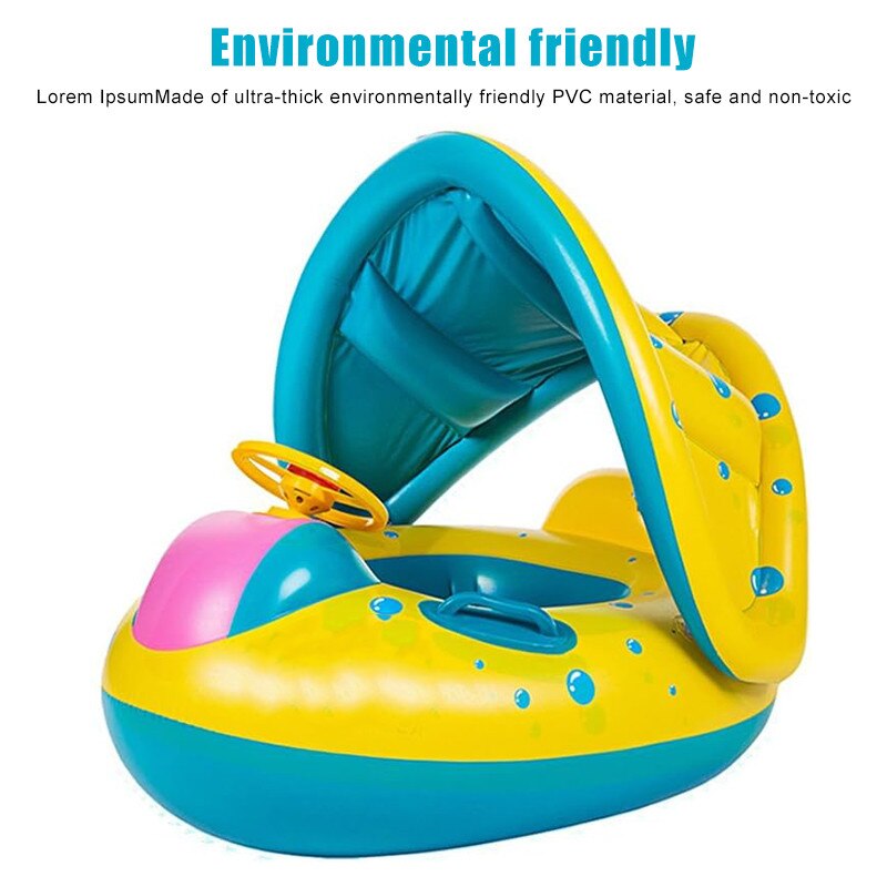 Colac de inot pentru bebelusi/copii, 3-36 luni+ - eMAG.ro