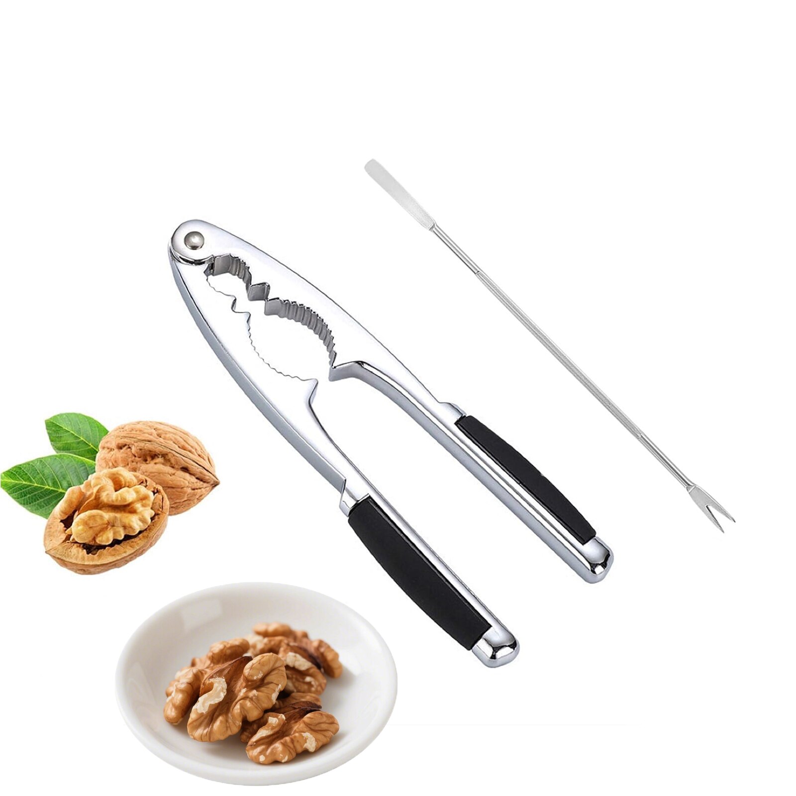 Spargator de nuci din otel inoxidabil, Hokitpro, Spargator de Nuci, Cu ...