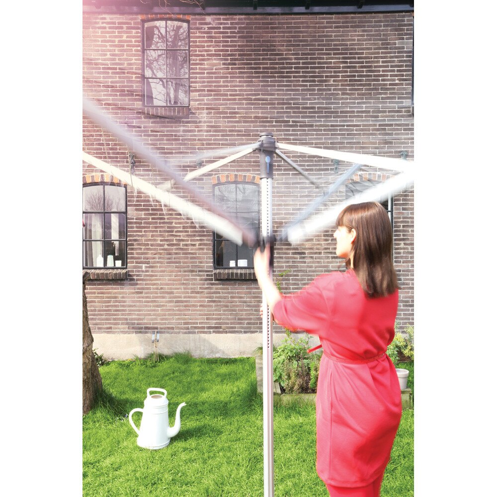 Uscator de rufe rotativ, cu 4 brate, din aluminiu, 60 m Lift-O-Matic ...