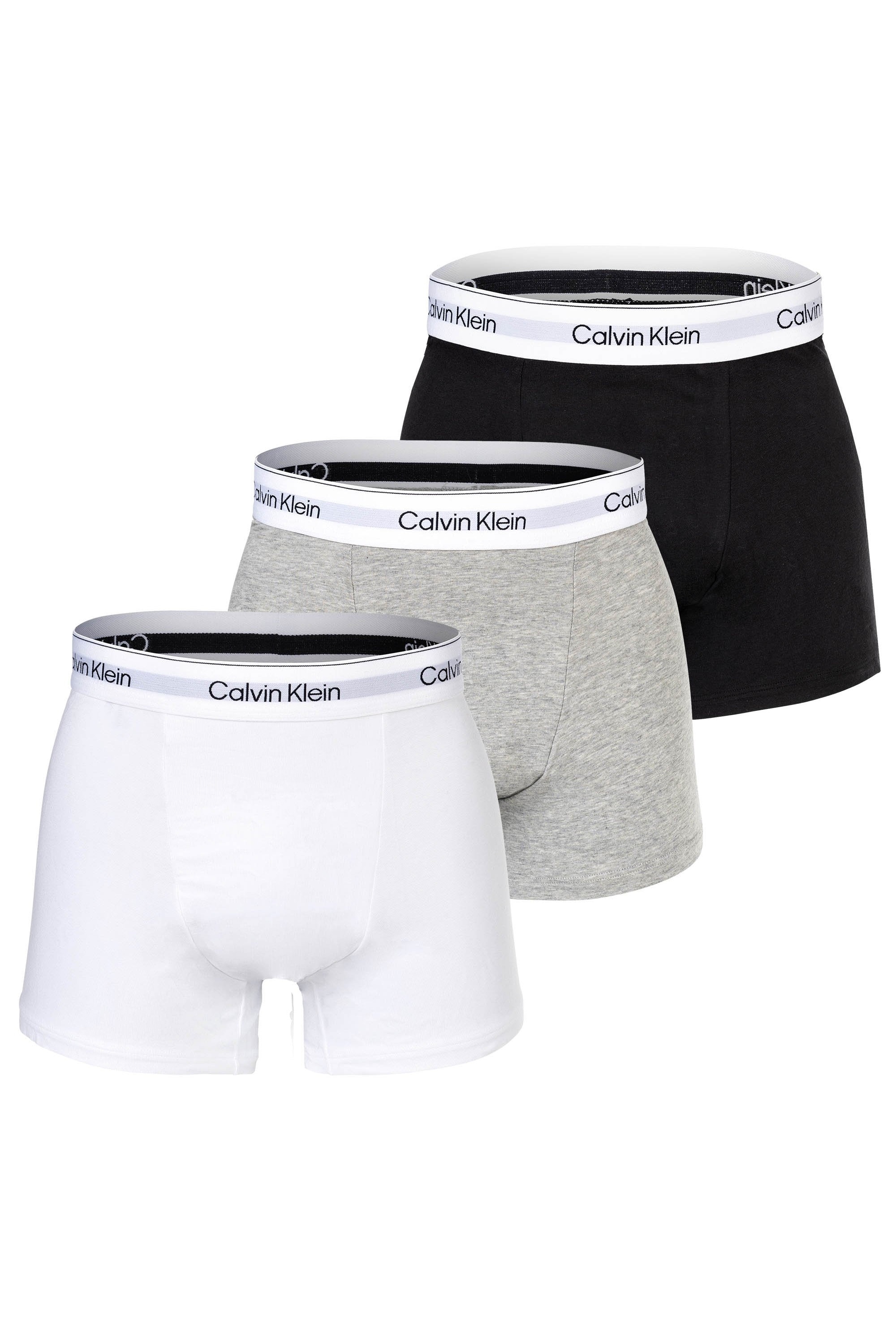 CALVIN KLEIN, Set de boxeri relaxed fit Icon - 3 perechi - eMAG.ro
