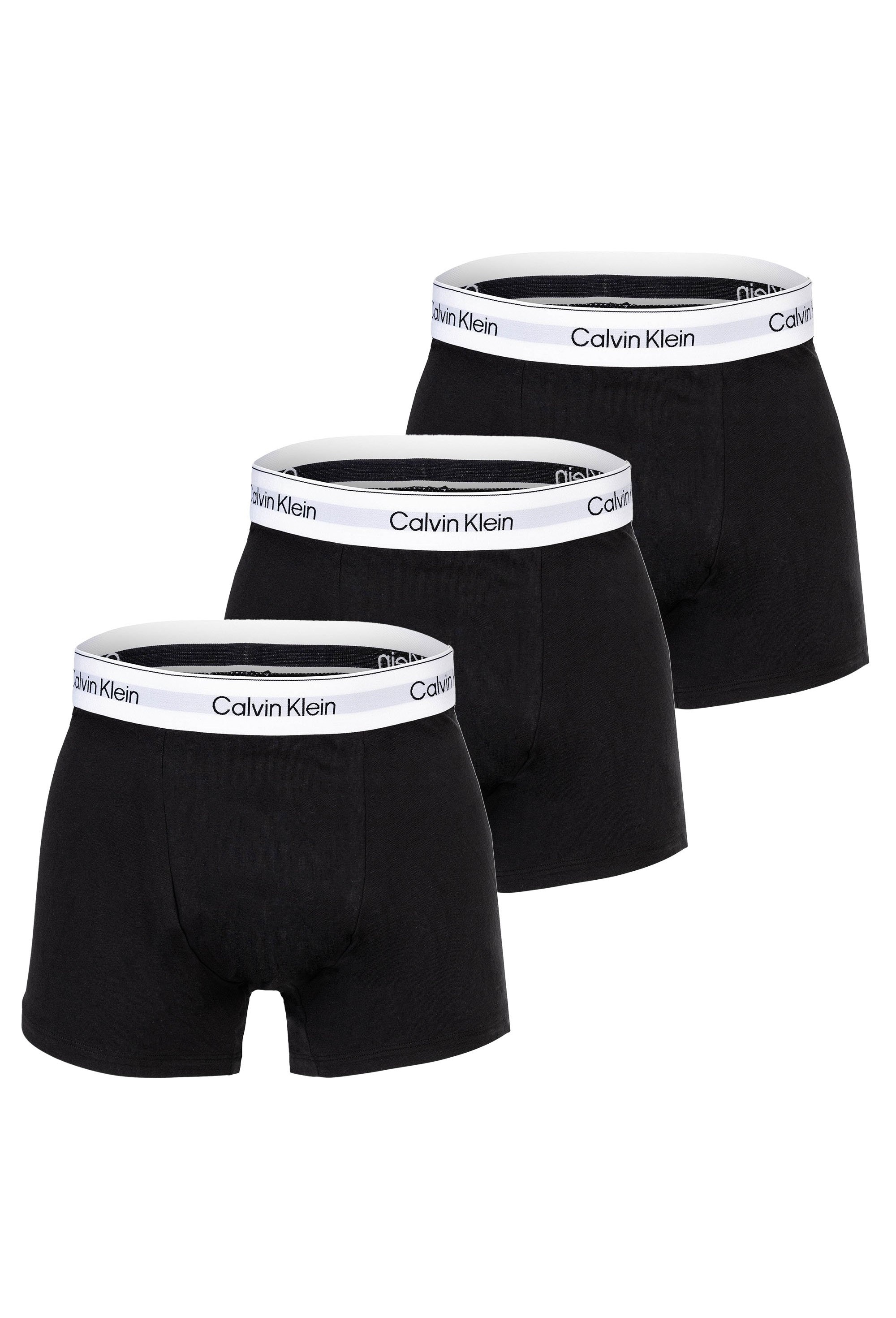 CALVIN KLEIN, Set de boxeri relaxed fit Icon - 3 perechi, Alb, Negru, L ...
