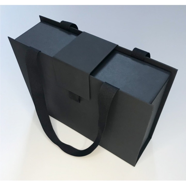 Cutie cadou, model poseta, fabricata din carton rigid. Culoare neagra ...