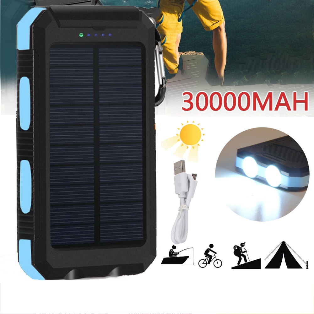 Baterie Externa Solara, Acumulator extern, Power Bank Solar, Baterie ...