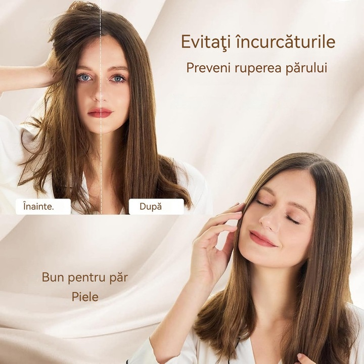 Set 2 Fete Perna 50x75 cm, 2 Elastic Franghie de par, Satin cu ...