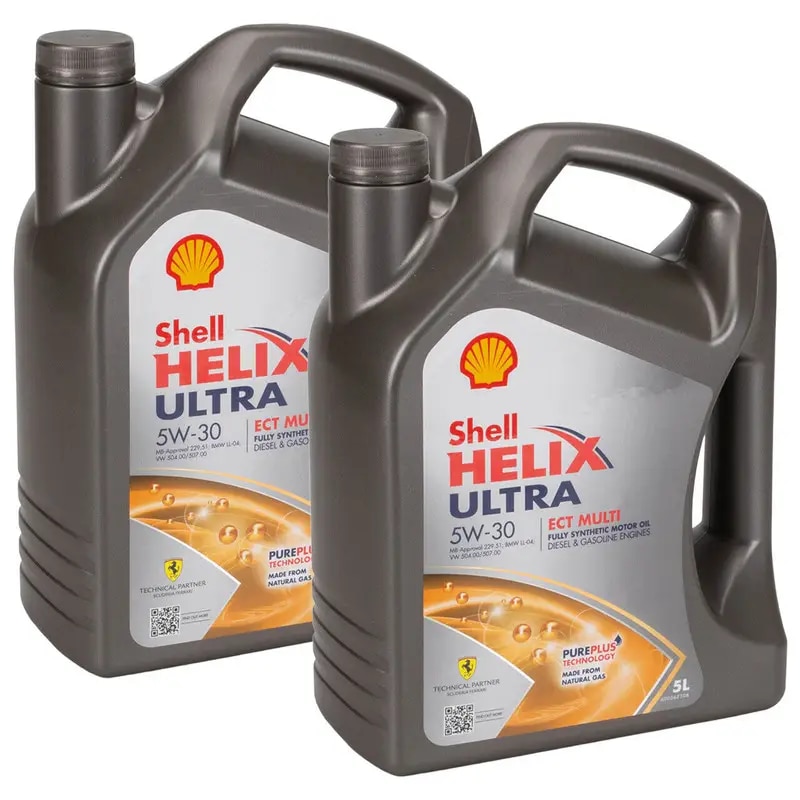 Ulei de motor Shell Helix Ultra ECT Multi 5W30 10L, full sintetic - eMAG.ro