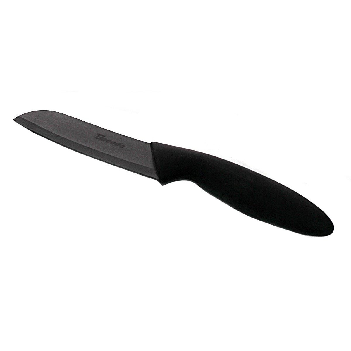 Cutit ceramic Santoku, 26 cm, lama neagra - eMAG.ro