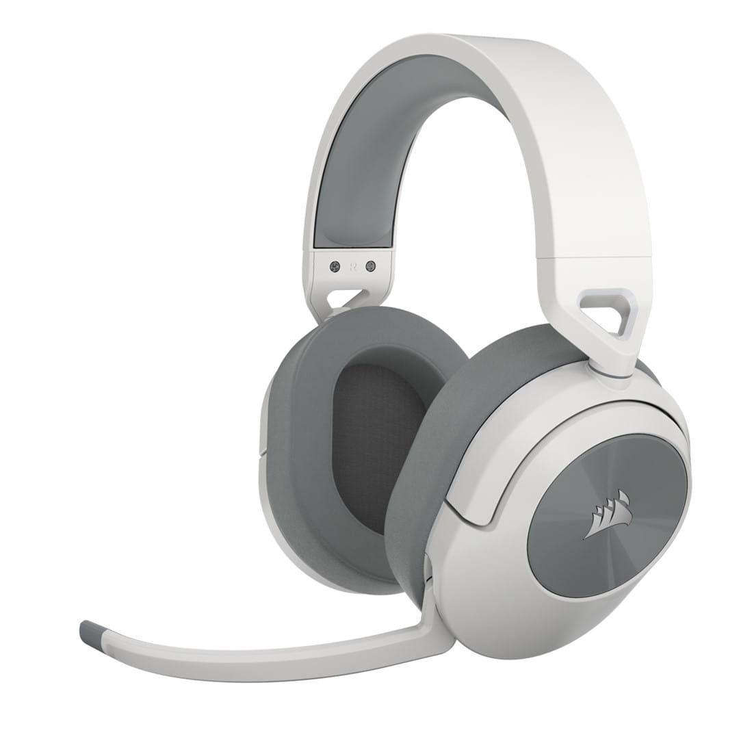 Casti Wireless Corsair HS55, Bluetooth, 24h autonomie, alb, pentru ...