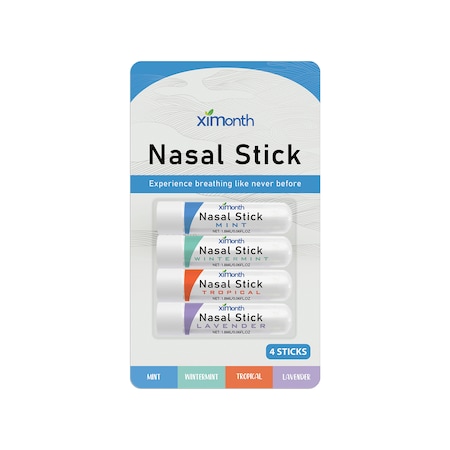 Set 4 Inhalatoare Nazale XIMONTH Aromaterapie, 1.8ml - Arome ...