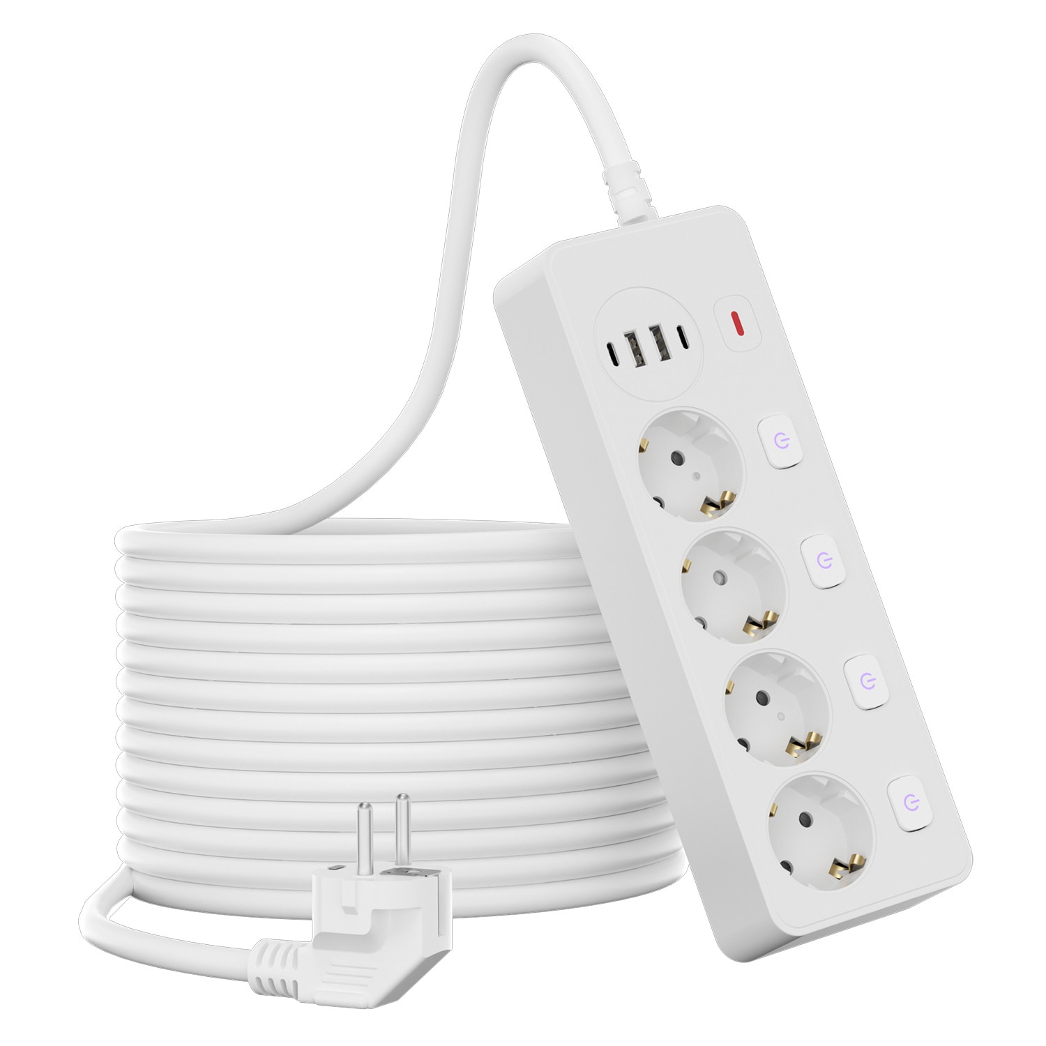 Hosszabbító kábel 3000W, NAIXUES®, Névleges áram 10A, AC100-250 ...
