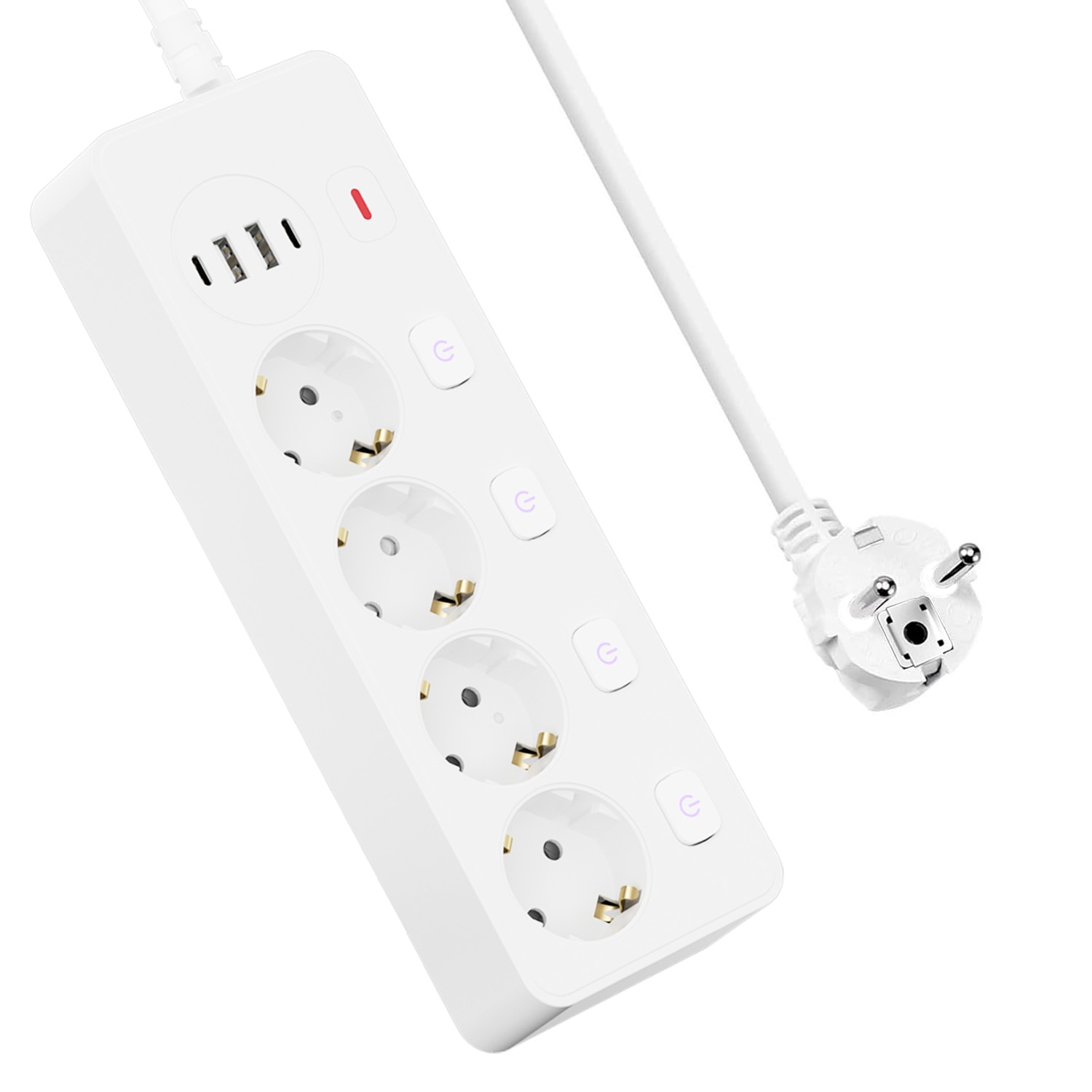 Hosszabbító kábel 3000W, NAIXUES®, Névleges áram 10A, AC100-250 ...