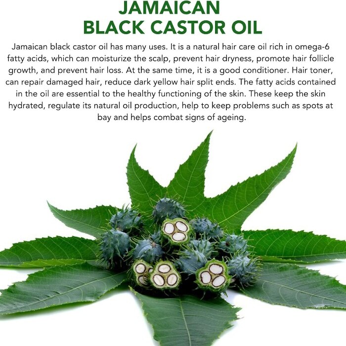 Ulei de Ricin Negru Jamaican 100% Organic - 60ml Presare la Rece pentru ...
