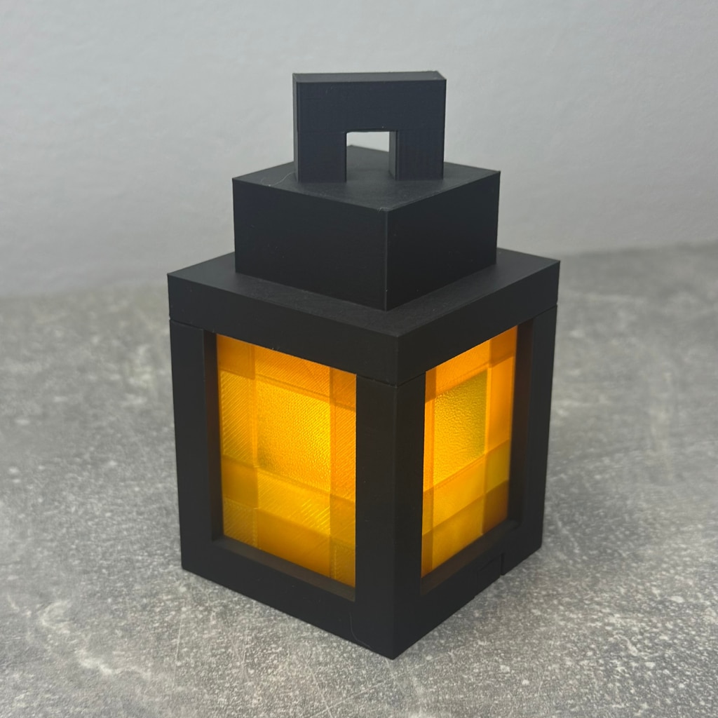 Lampa Felinar Minecraft, Auriu - eMAG.ro
