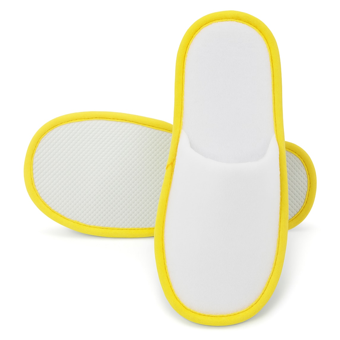 Papuci de unica folosinta, textili, pentru hotel, spa si casa, alb ...