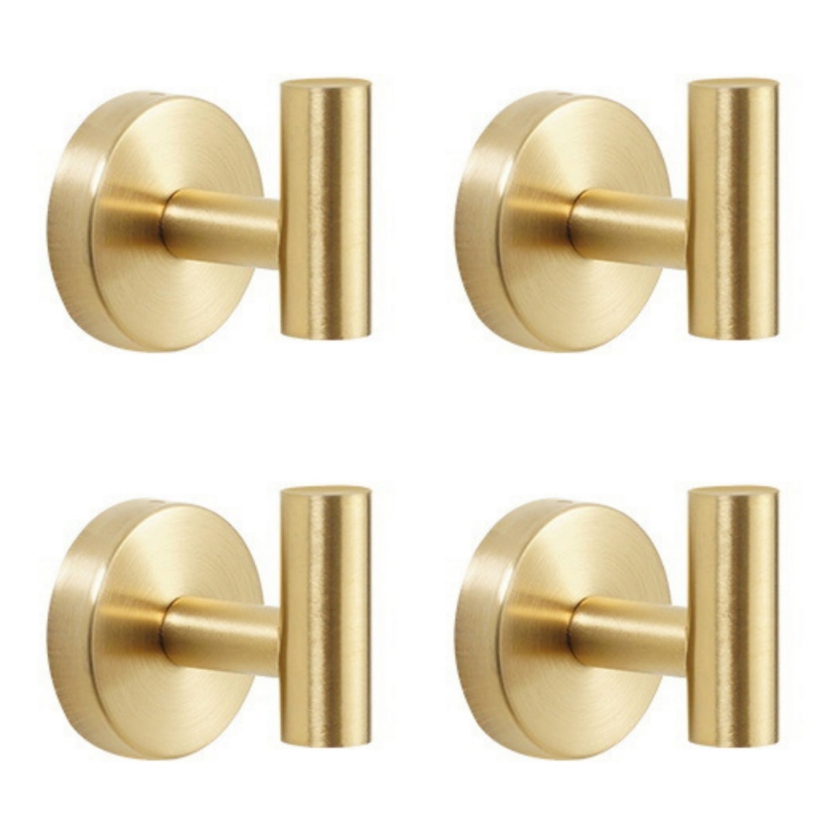Set de 4 carlige adezive din otel inoxidabil, carlige autoadezive ...