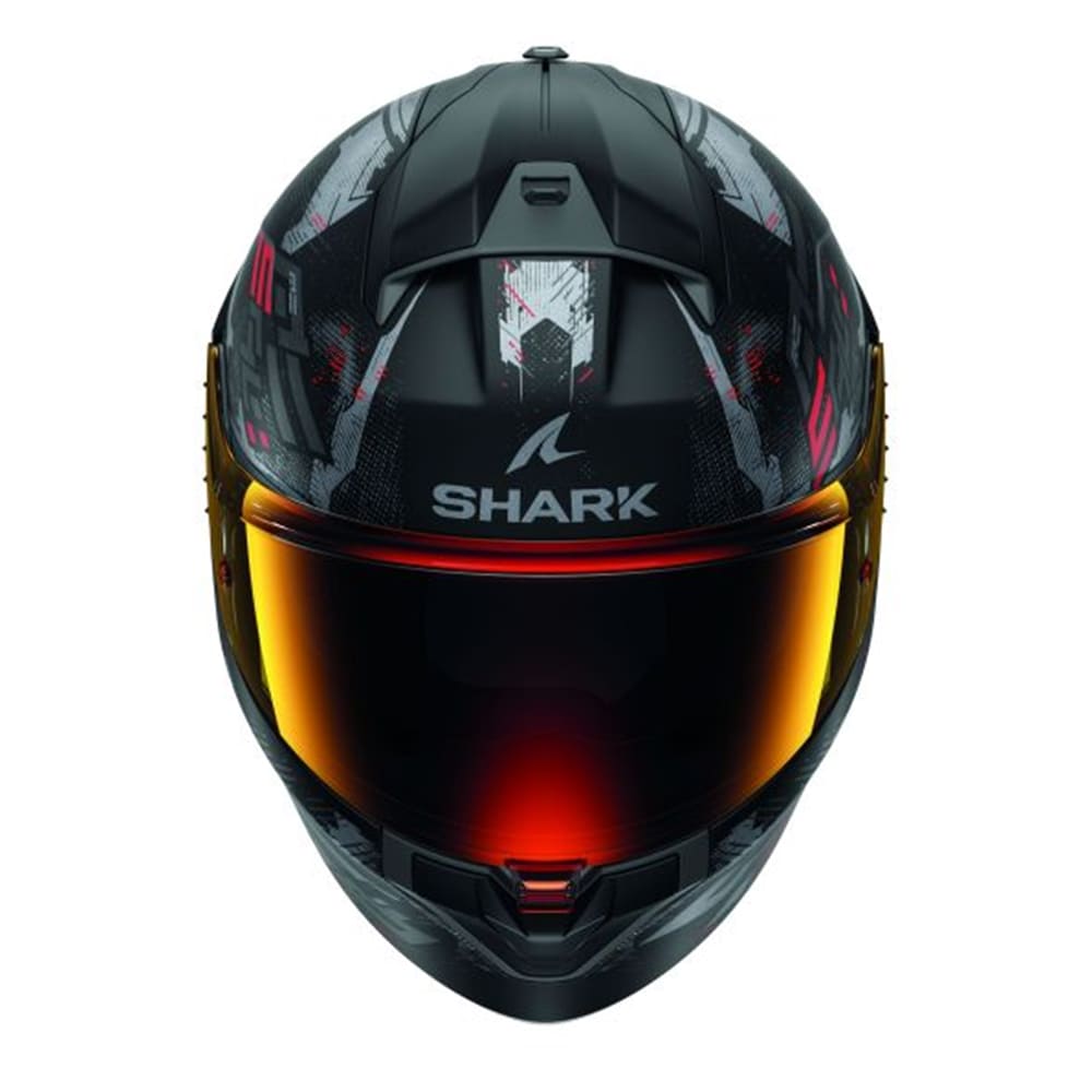 Casca integrala Shark Ridill 2 Molokai negru/gri/rosu mat marime M ...
