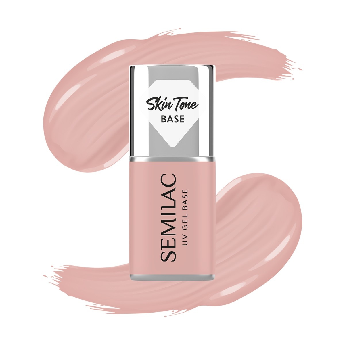 Baza hibrida Semilac Skin Tone, bej cald, 7 ml - eMAG.ro
