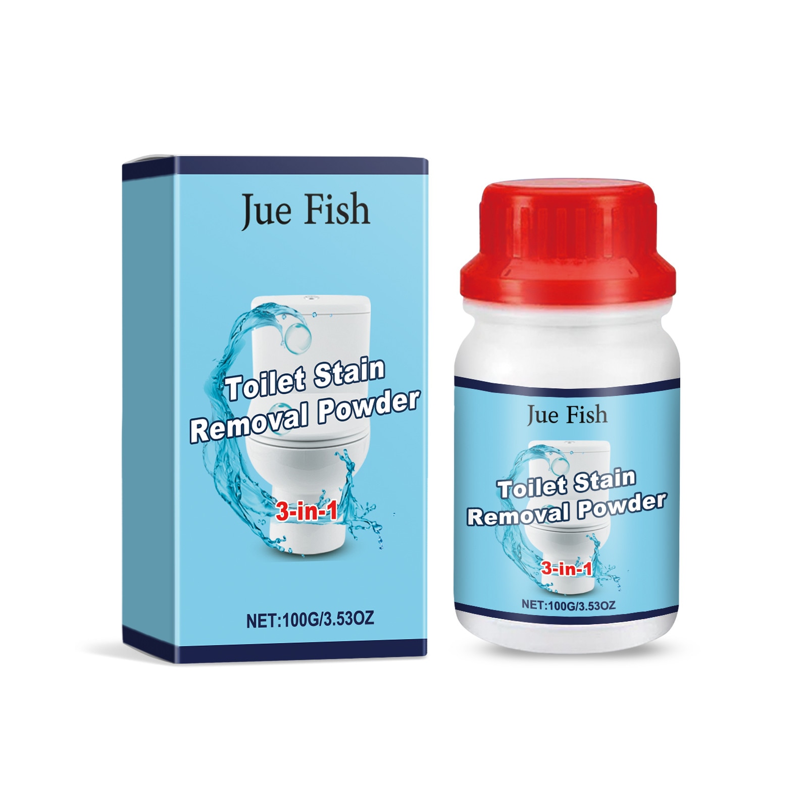 Jue-Fish WC-tisztító por, makacs folteltávolító, 500g - eMAG.hu