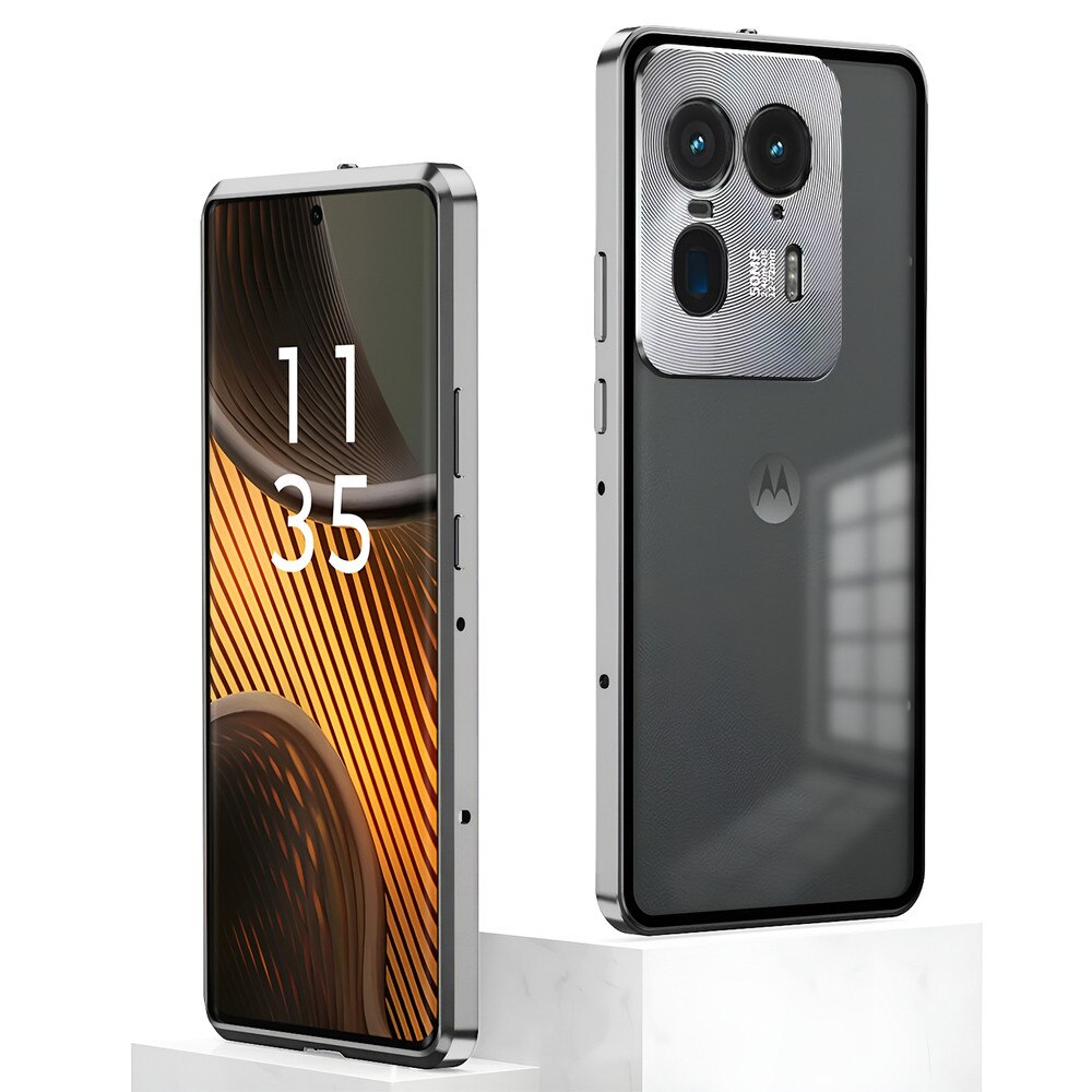 Carcasa telefon, XGSM, Frame Case, protectie completa, argintiu ...