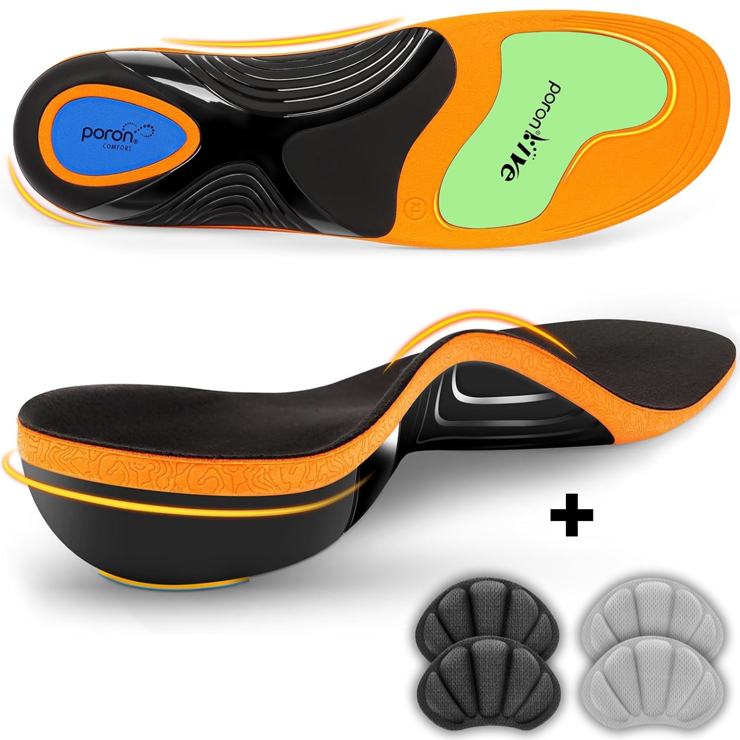 Set 2 Branturi Ortopedice Jaxio™, Tehnologie Poron®, Platfus, Plantara ...