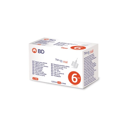 Ace BD pentru pen insulina, BD, MicroFine Plus 6mm x 0, 25 mm, 31 G ...