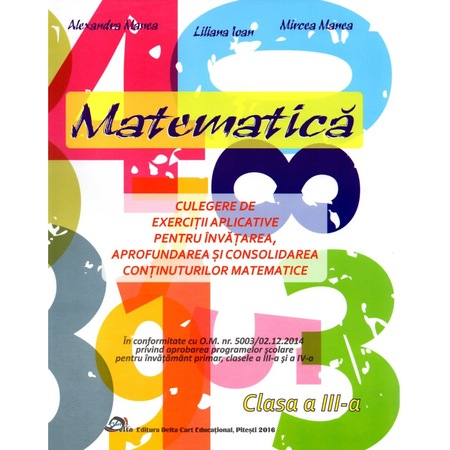Matematica. Culegere de exercitii aplicate pentru invatarea ...