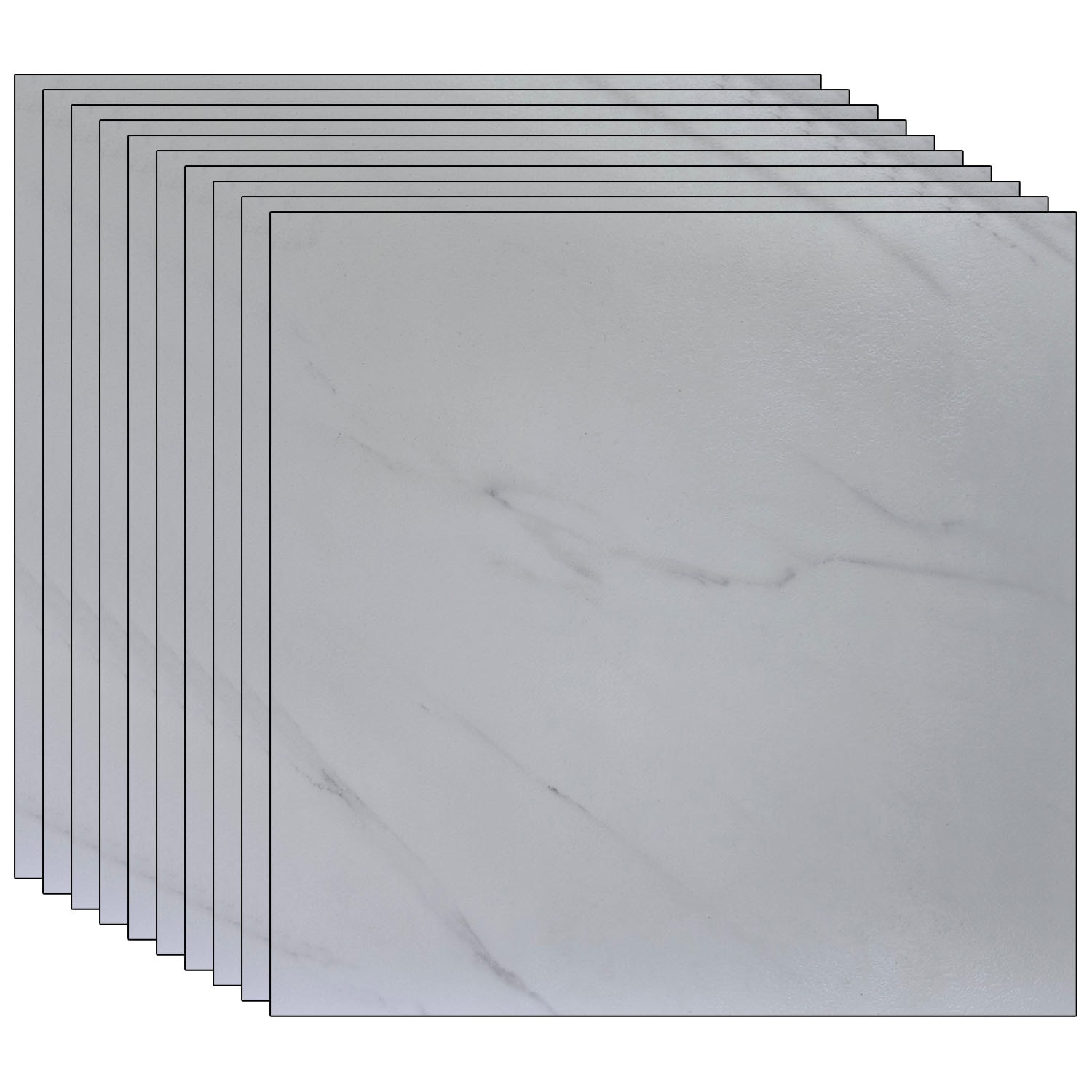 Set 24 x placi din PVC autoadezive pentru podea/perete NEXTLY ...