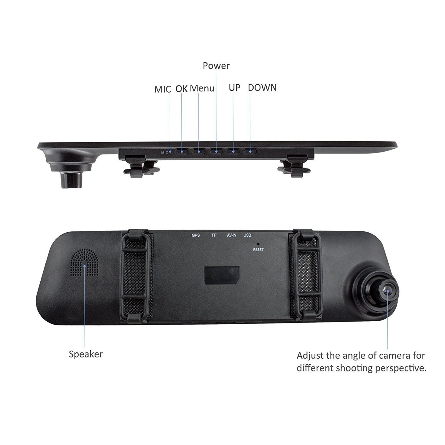 Camera auto oglinda FHD 1080P - eMAG.ro