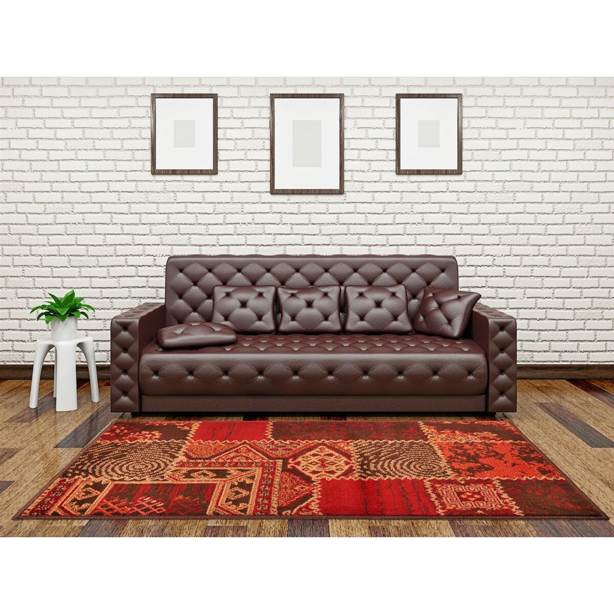 Covor Decorino C-020113 Polipropilena Patchwork 120x170 cm - eMAG.ro