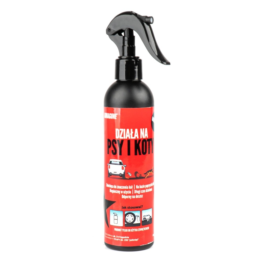 Spray repellent caini si pisici, protectie antimarcaj pentru roti auto ...