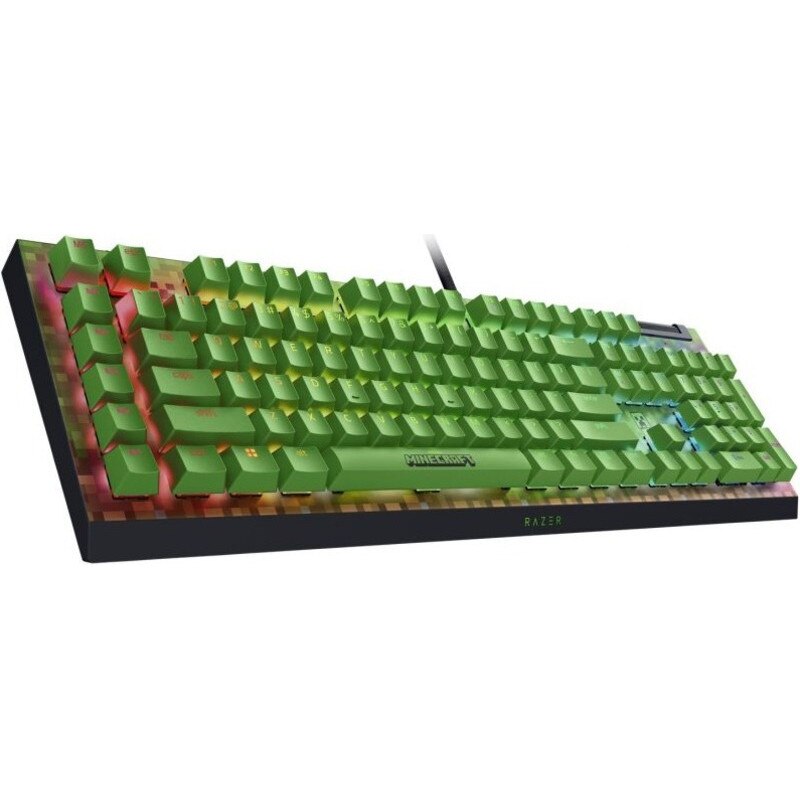 Tastatura Gaming Razer BlackWidow V4 X, Minecraft Edition Raze, r Verde ...