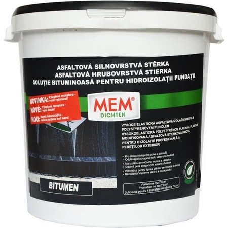Битумна маса за хидроизолации и основи Mem, 12 л - eMAG.bg