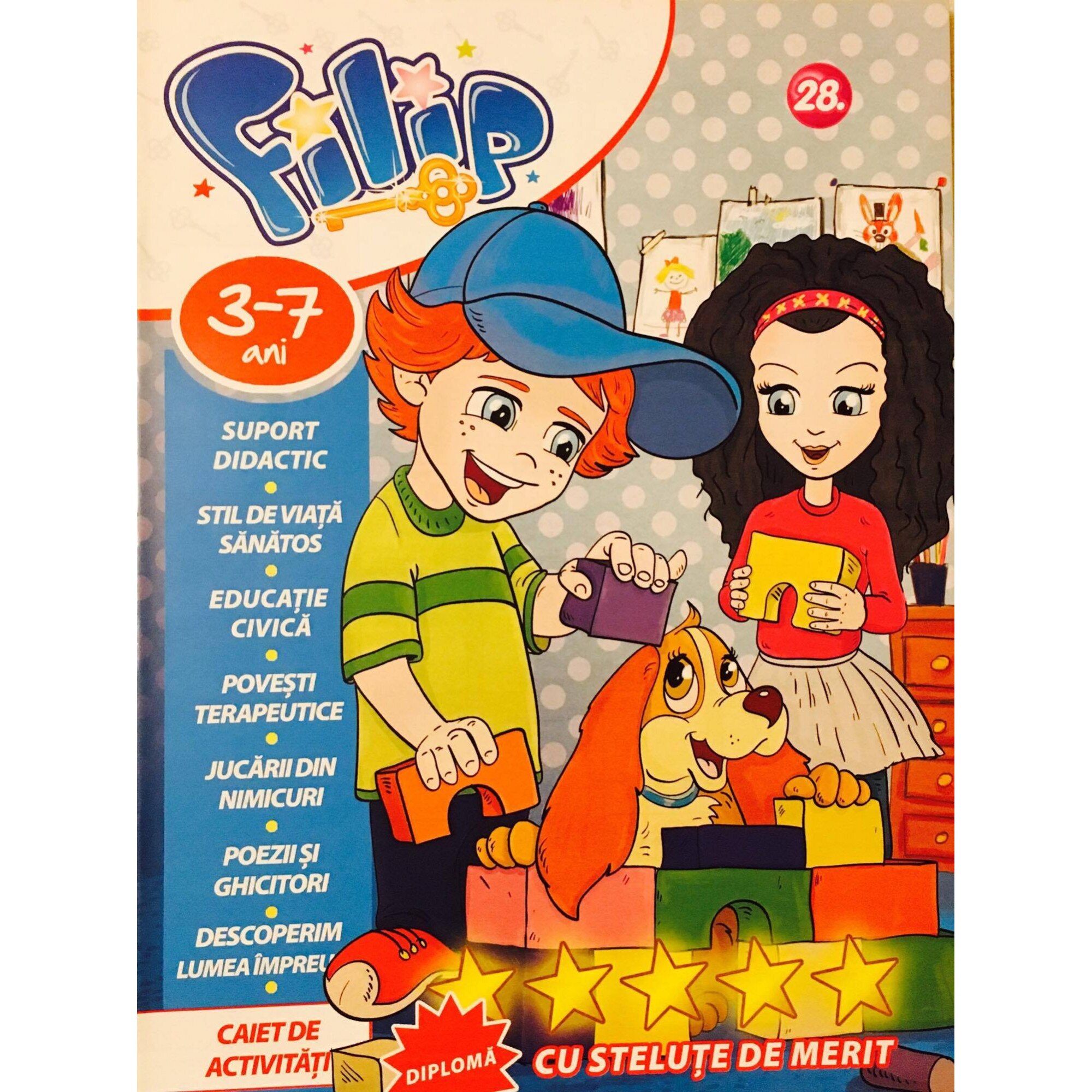 Set 10 Carti-Caiete educative pentru copii 3-7 ani - Editie A4 / Seria ...