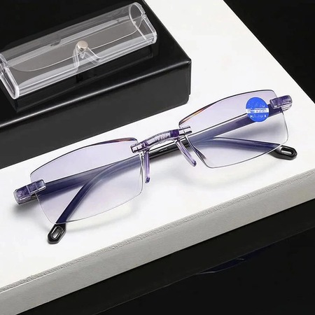 Ochelari de citit multifocali progresivi, ultralight, lentile HD, 22g ...